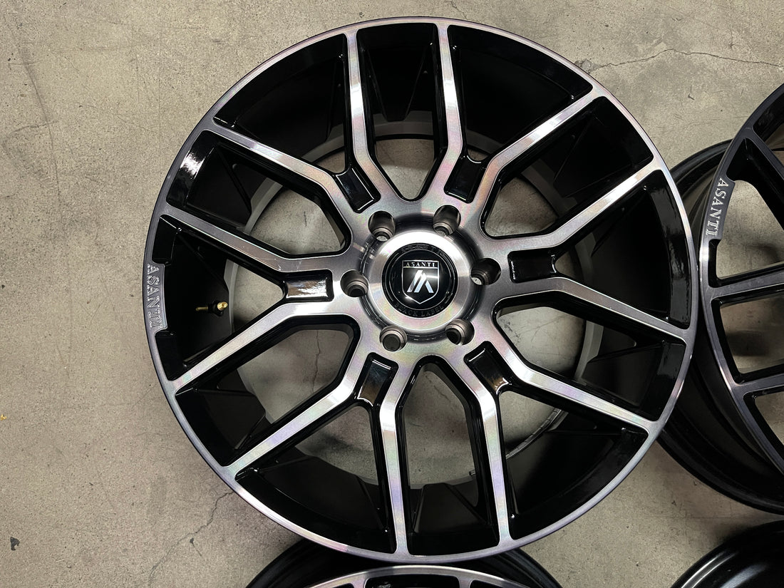 Four Asanti 20 Wheels Rims Silverado Tahoe Suburban Sierra Yukon 6x5.5 ...