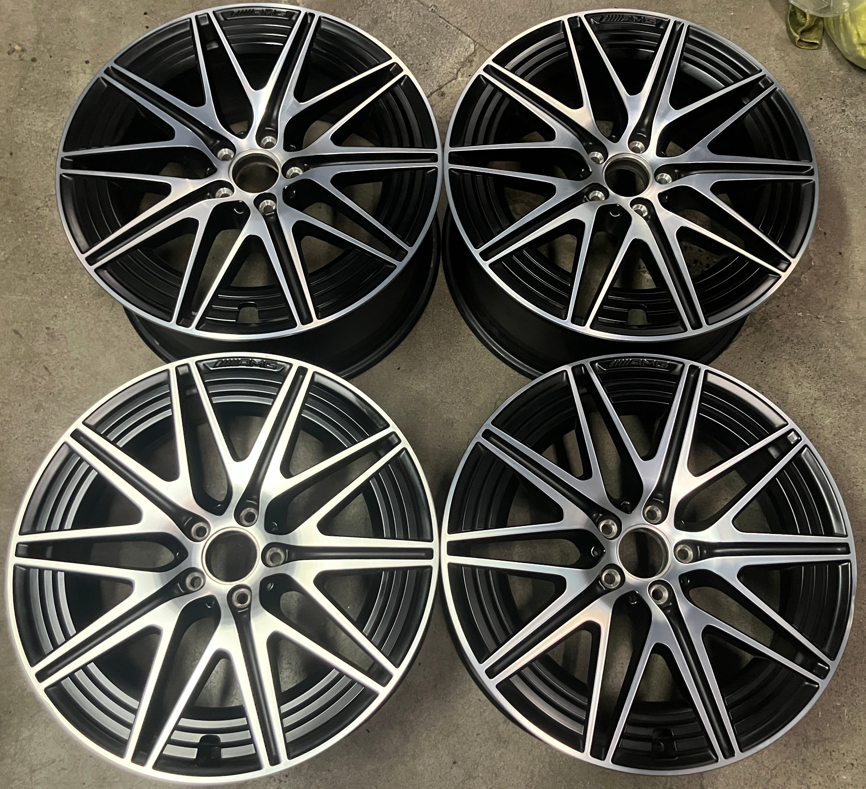 Sold Four 2023 Mercedes C43 W206 AMG Factory 20 Wheels OEM Rims A20640 ...