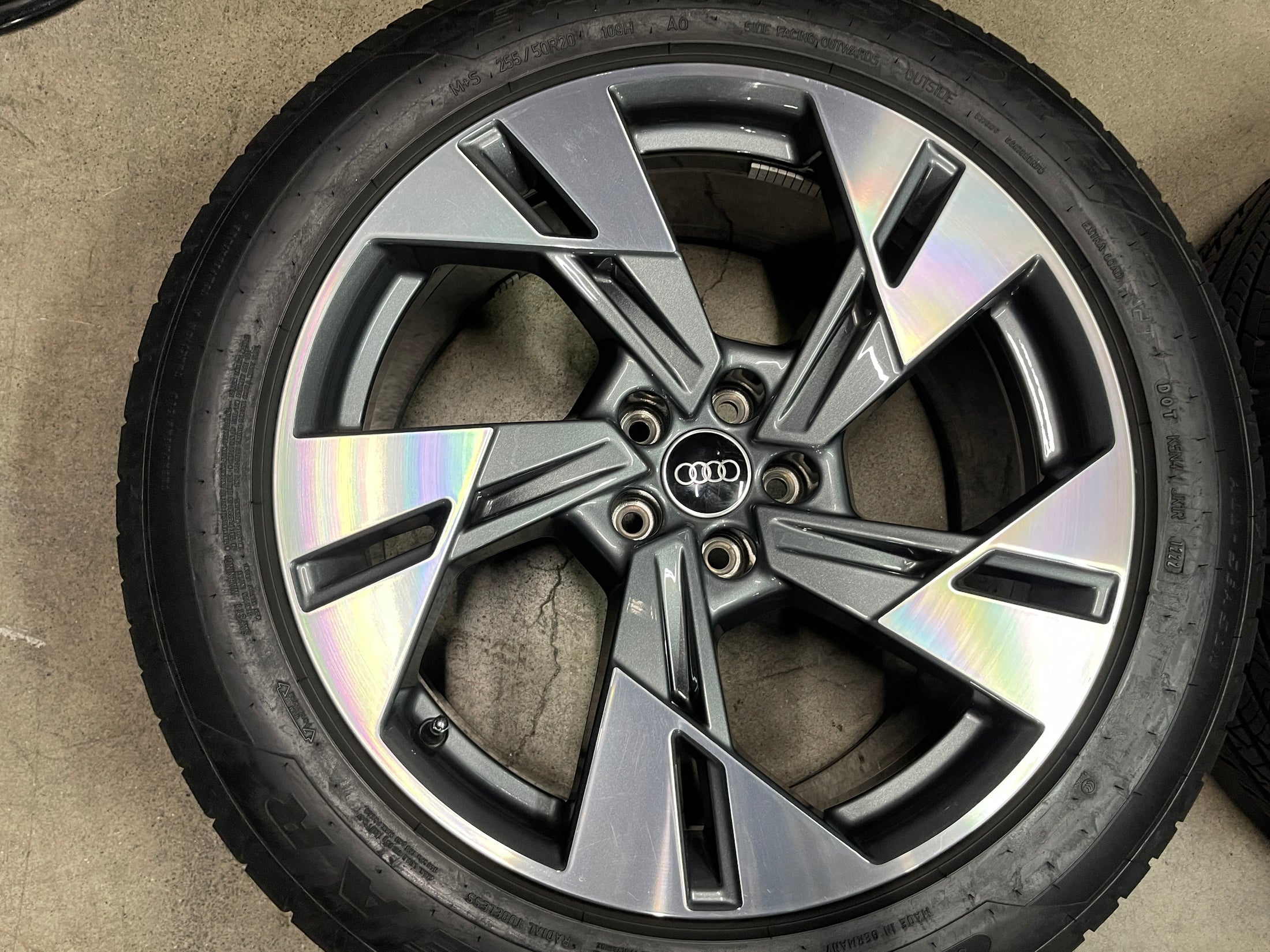 2020-2023 Audi e-tron Quattro OEM 20" Machined Face Wheel/Rim Tire Set ...