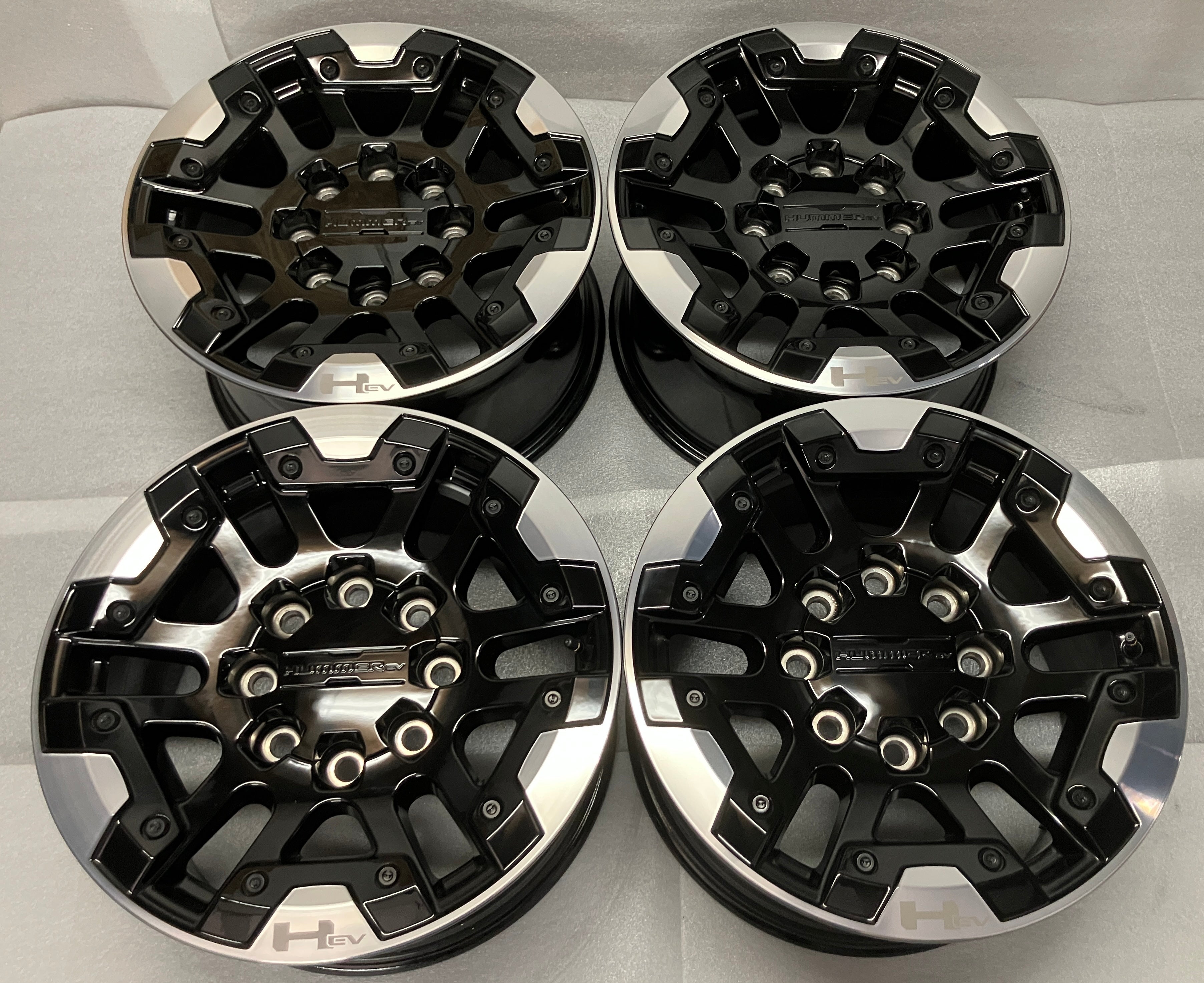 2025 GMC Hummer EV OEM Wheels Rims 18x9 +33 Black – Socal Wheels