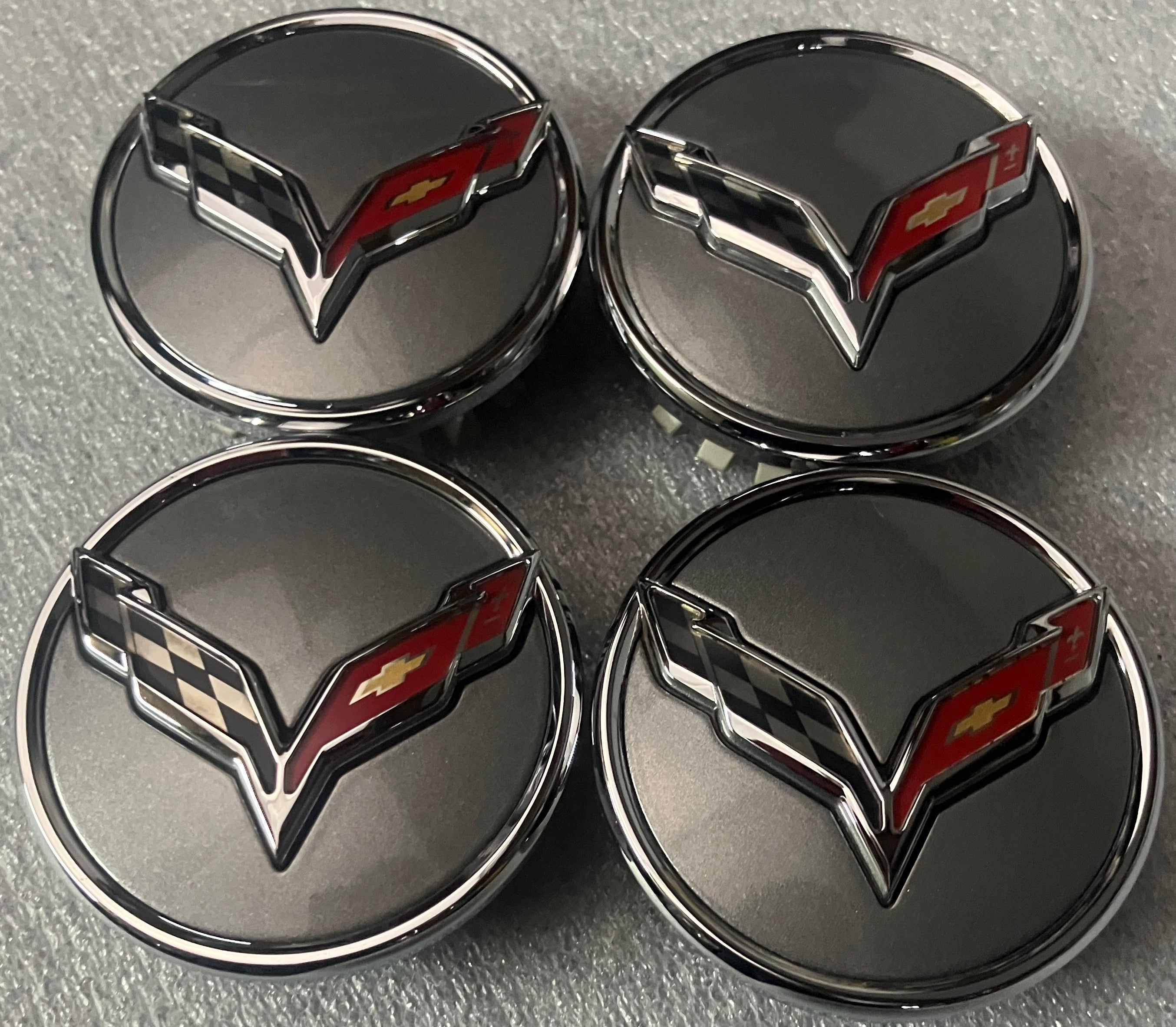 Sold Set of 4 2020-2025 Chevrolet Corvette C8 Gray Center Caps 9595010 ...