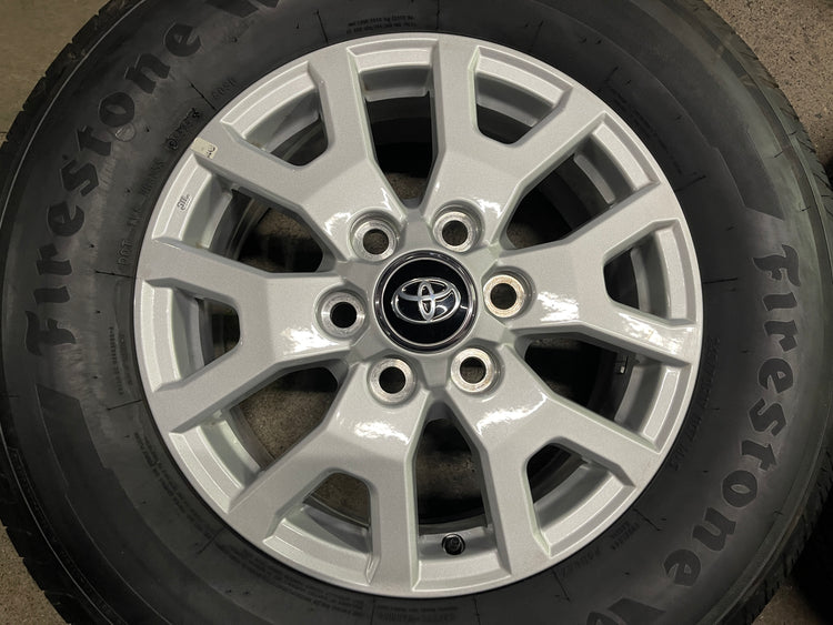 2025 Toyota Tacoma factory 17 Wheels Tires OEM RIMS 4Runner Firestone ...