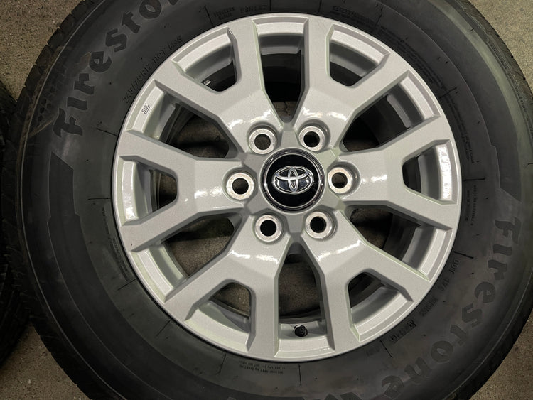 2025 Toyota Tacoma factory 17 Wheels Tires OEM RIMS 4Runner Firestone ...